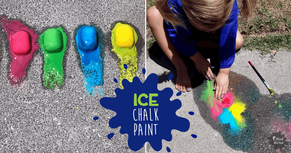 Frozen Ice Chalk – Easy DIY Sensory Play for Kids