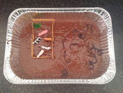 Edible Mud for Sensory Play and Messy Play Fun with Kids