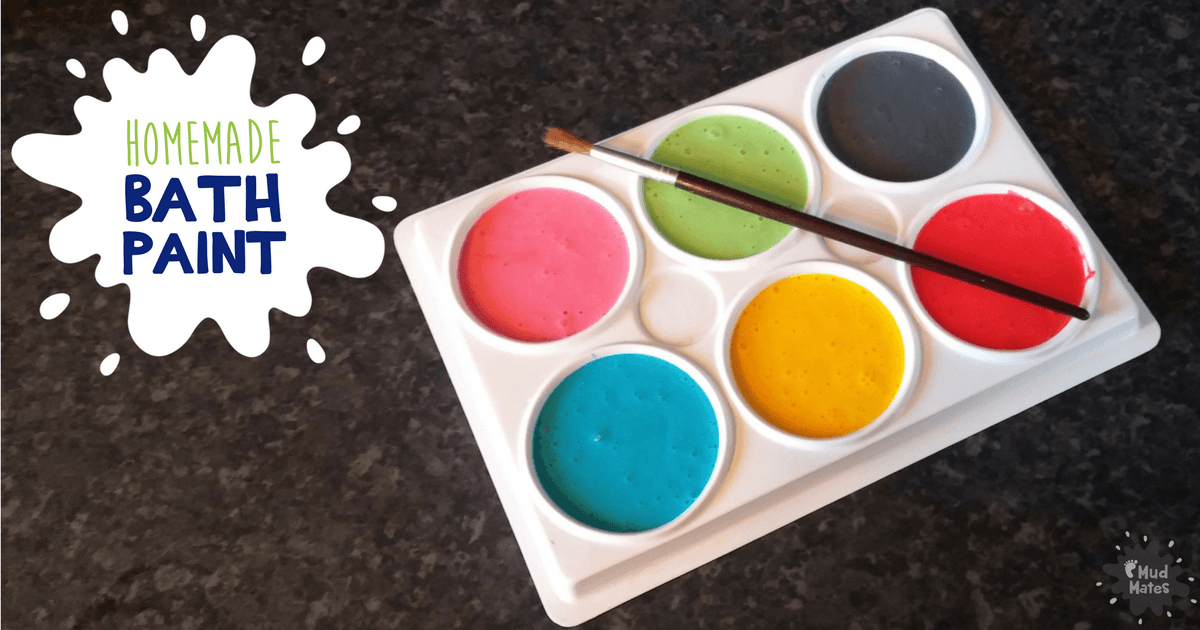 Homemade Bath Paint Recipe to Make Bath Time Fun for Kids