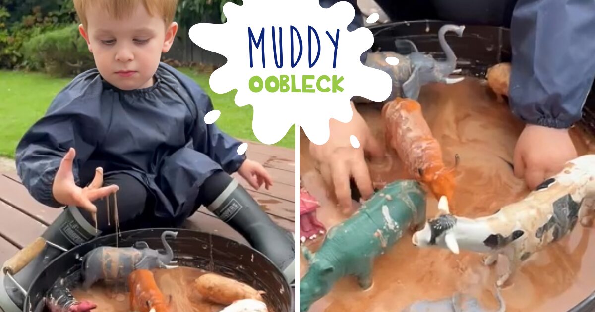 How to Make Muddy Oobleck: Taste-Safe 'Mud' for Sensory Play